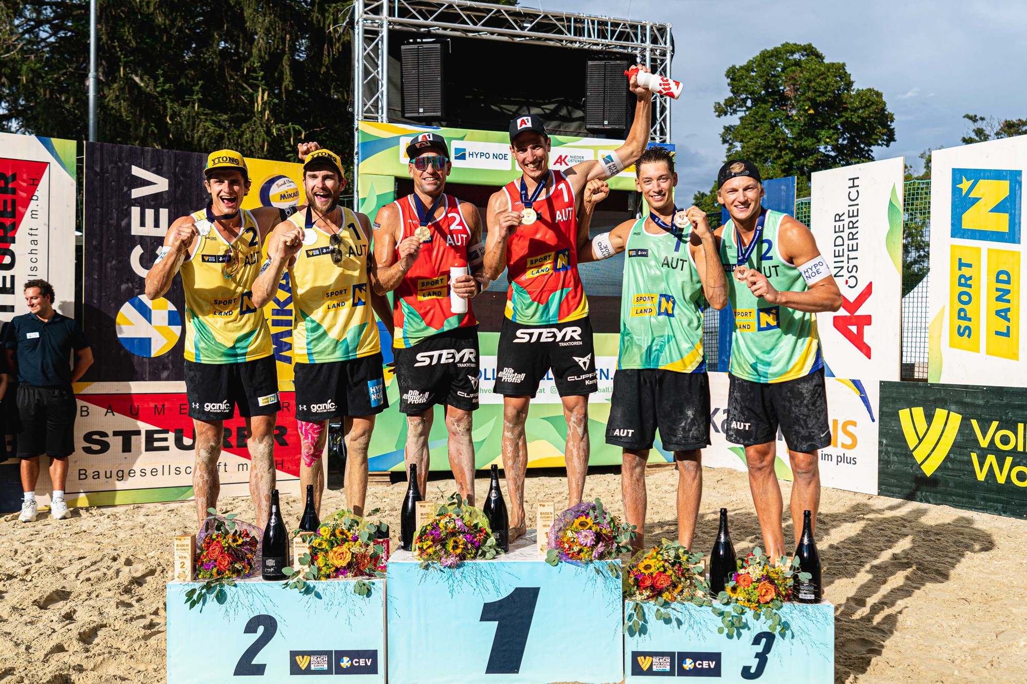All-Austrian podium highlights European Beach Pro Tour success | CEV