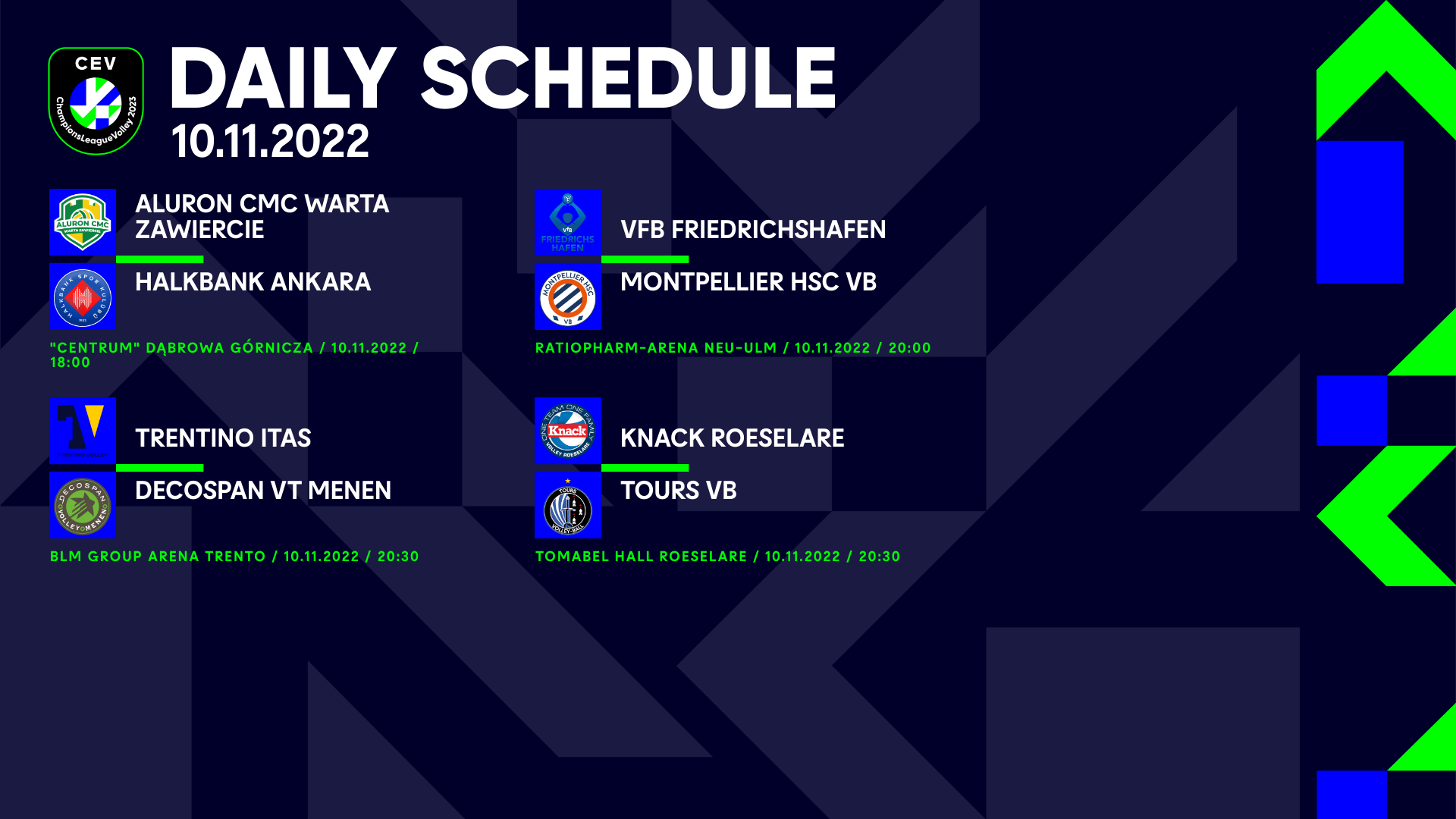 Luciano Vicentin Ready to Shine for VfB Friedrichshafen in the CEV Champions League Volley ...