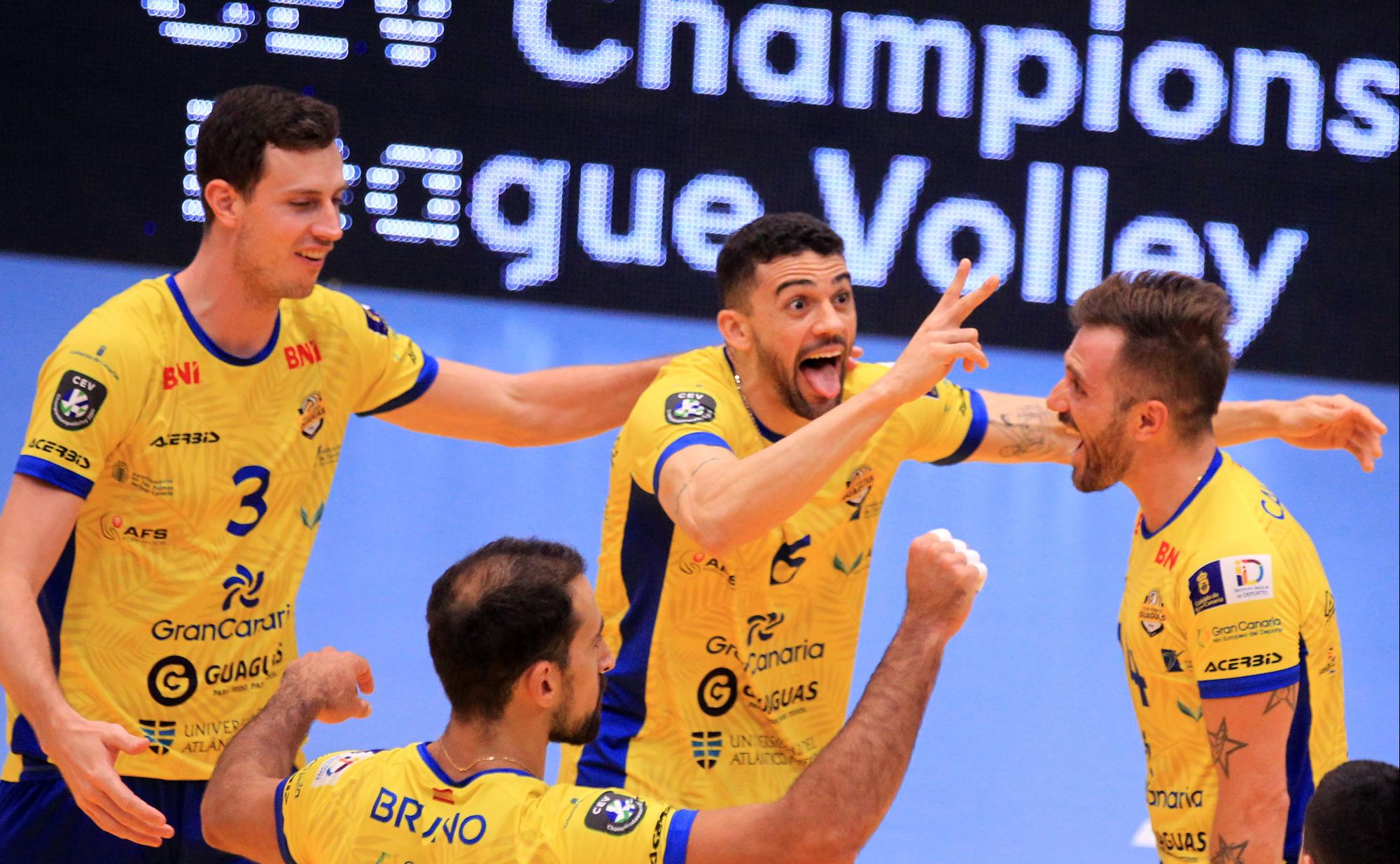Las Palmas, Olympiacos and Arcada Galați make it in style to the CEV Champions League Men | CEV