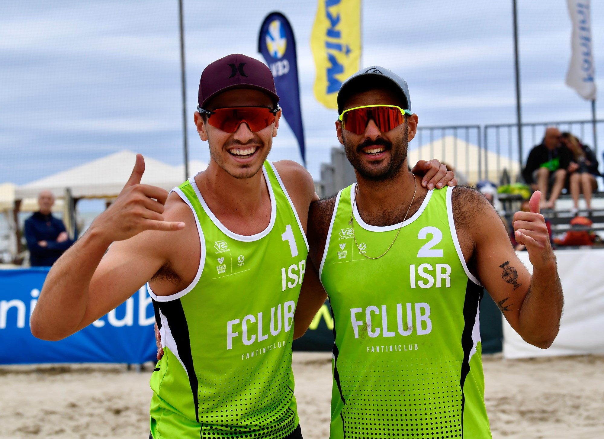Ohana and Elazar excited to bring Israel to the #EuroBeachVolley ...