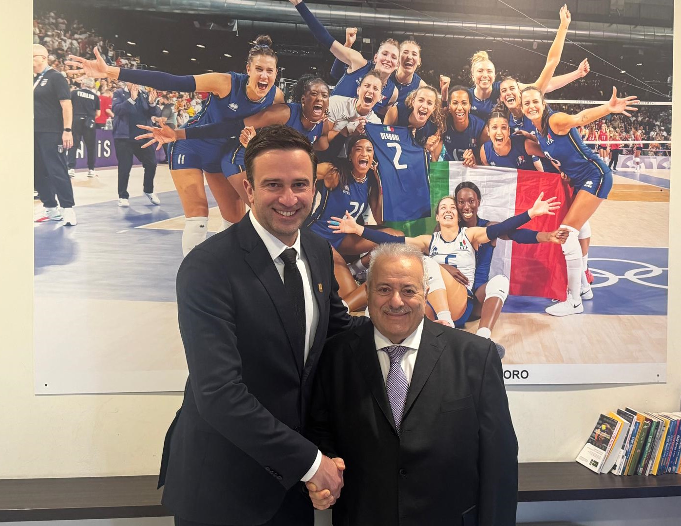 CEV President pays visit to Italy’s highest Volleyball authorities ...