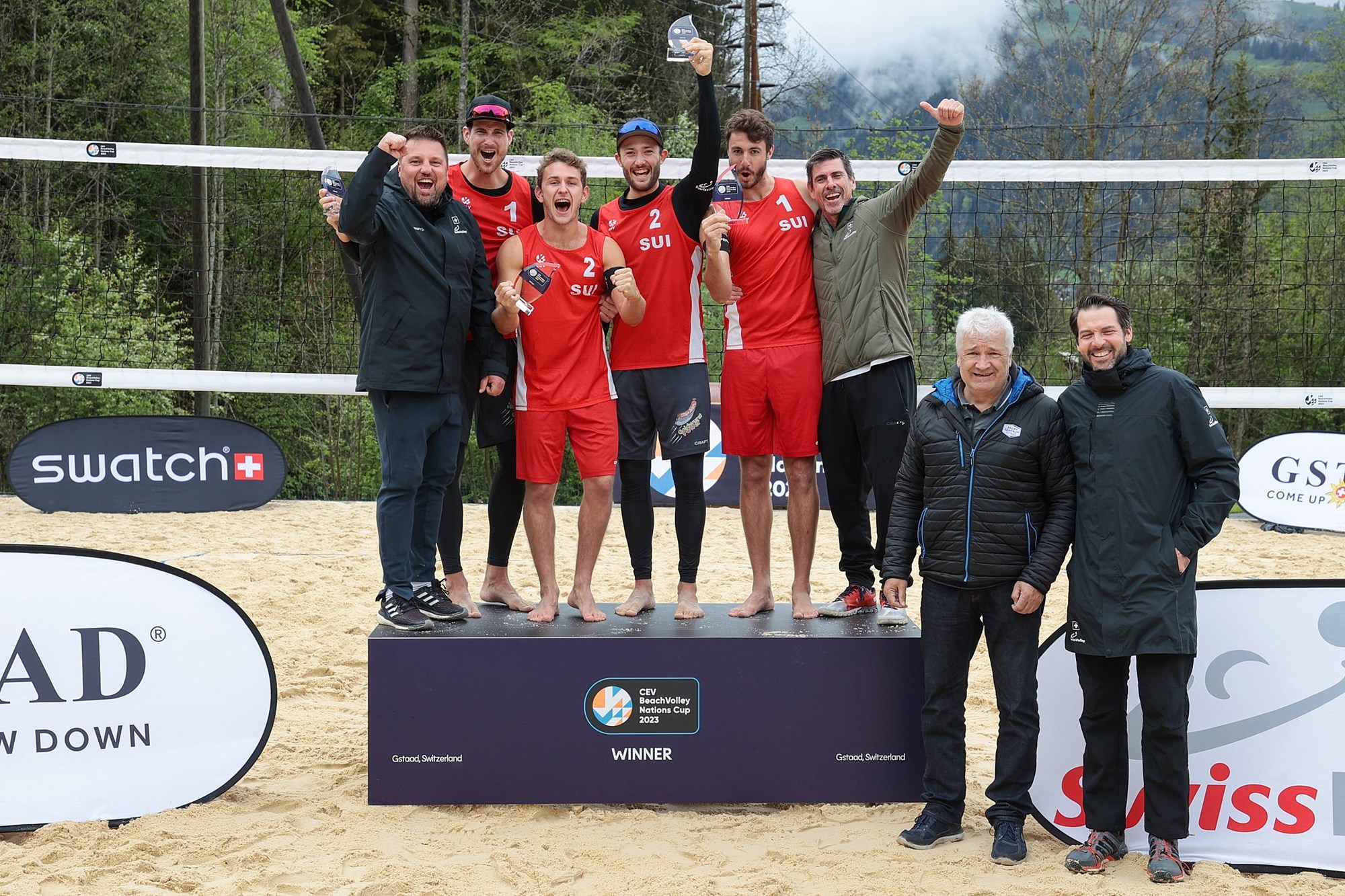 Switzerland triumph in Nations Cup Pool F and make it to the Finals | CEV